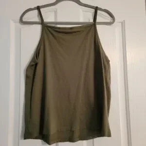 Old Navy | Tops | Old Navy Olive Green Relaxed Strappy Tank | Poshmark